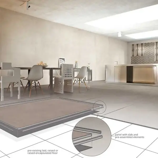 FLORIM SELF-LAYING FLOOR SYSTEM | Carcass, building envelope | Curated ...