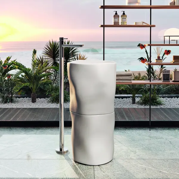 MAGMMA COUNTERTOP BASIN FOR PEDESTAL | Building systems | Curated ...