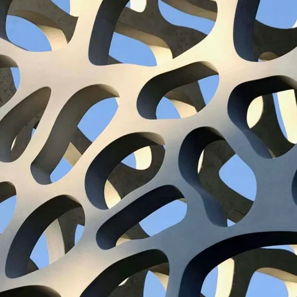 CONCRETE SOLAR SHADING ON STEEL ROPE | Carcass, building envelope ...