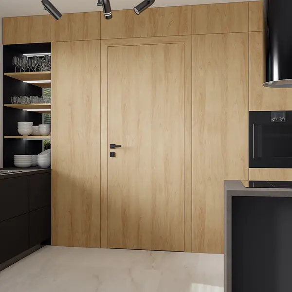 NON-REBATED DOORS WITH ANGLE PANELS | Interior finishing | Curated ...