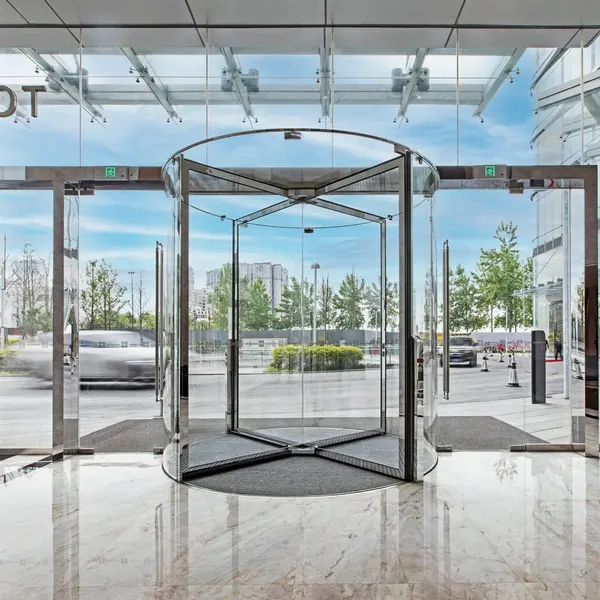 REVO.PRIME GG - ALL GLASS REVOLVING DOOR | Building systems | Curated ...