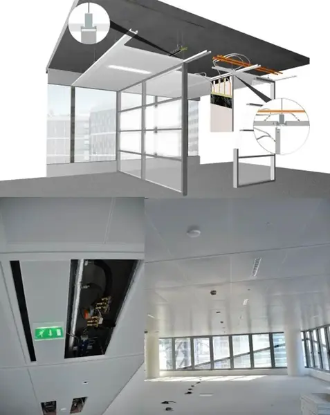 Heating and cooling ceilings Plafometal | Interior finishing | Curated ...