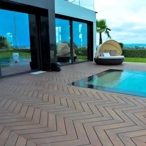 BAMBOO X-TREME CHEVRON DECKING | Carcass, building envelope | Curated ...