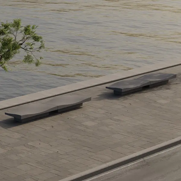 WAVE: MODULAR URBAN SEATING PLATFORM | Carcass, building envelope ...